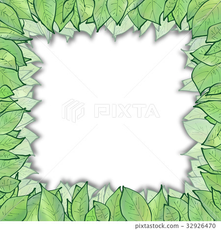 Leaf frame - Stock Illustration [32926470] - PIXTA