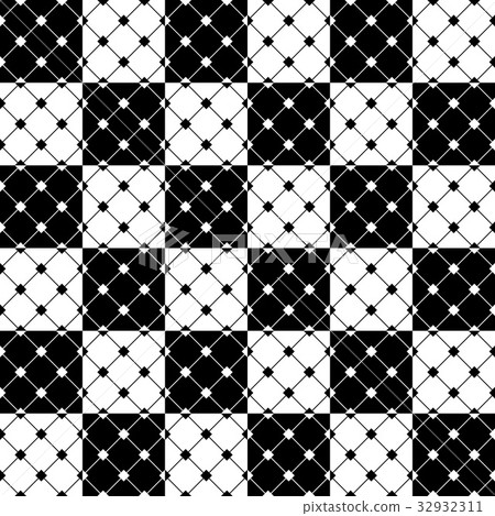 Seamless Square Pattern - Stock Illustration [32932311] - PIXTA