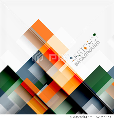 Abstract blocks template design background, simple - Stock Illustration ...