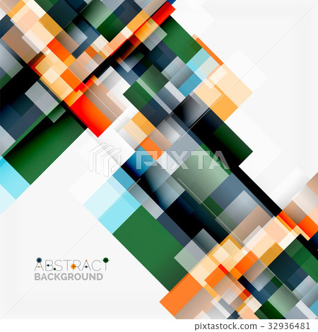 Abstract blocks template design background, simple - Stock Illustration ...