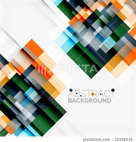 Abstract blocks template design background, simple - Stock Illustration ...