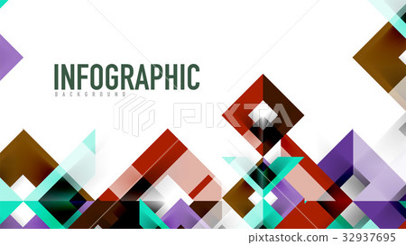 Business presentation geometric template - Stock Illustration [32937695 ...