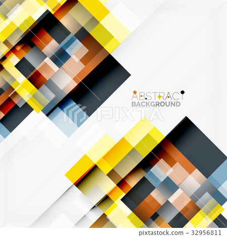 Abstract blocks template design background, simple - Stock Illustration ...