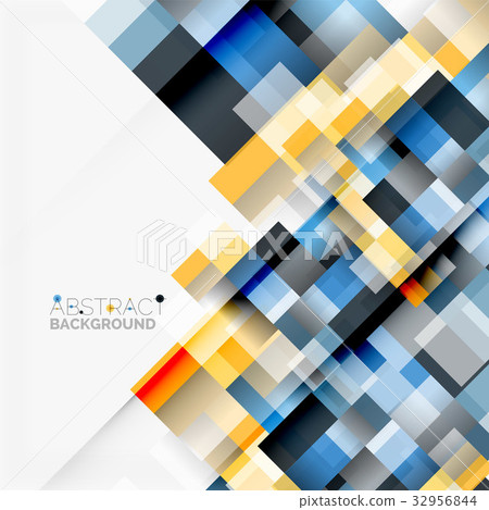 Abstract blocks template design background, simple - Stock Illustration ...