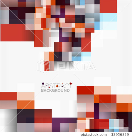 Abstract blocks template design background, simple - Stock Illustration ...