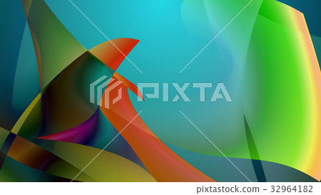 Abstract picture of several colorful fish flippers - Stock Illustration ...