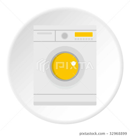 Washing machine icon circle - Stock Illustration [32968899] - PIXTA