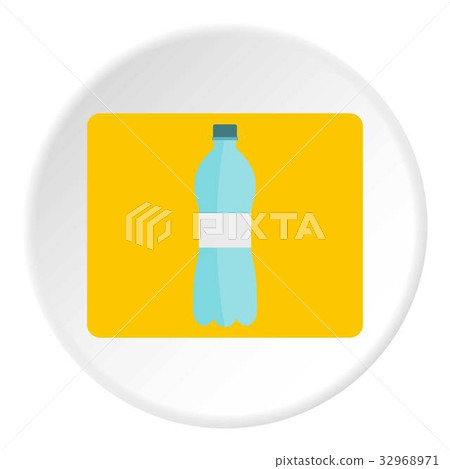Bottle of water icon circle - Stock Illustration [32968971] - PIXTA