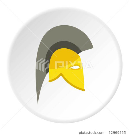 Knight helmet icon circle - Stock Illustration [32969335] - PIXTA