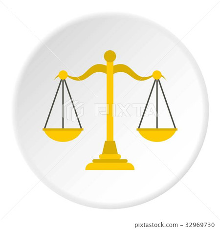 Themis libra icon circle - Stock Illustration [32969730] - PIXTA