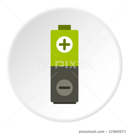 Battery icon circle - Stock Illustration [32969971] - PIXTA
