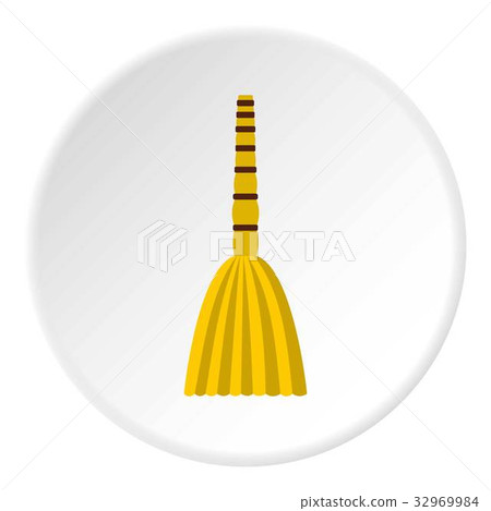 Besom icon circle - Stock Illustration [32969984] - PIXTA