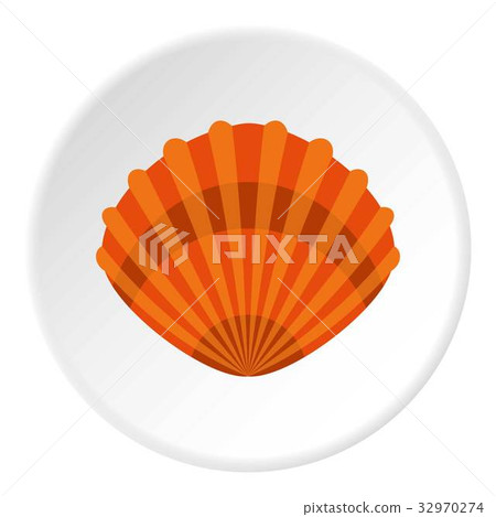 Pearl shell icon circle - Stock Illustration [32970274] - PIXTA