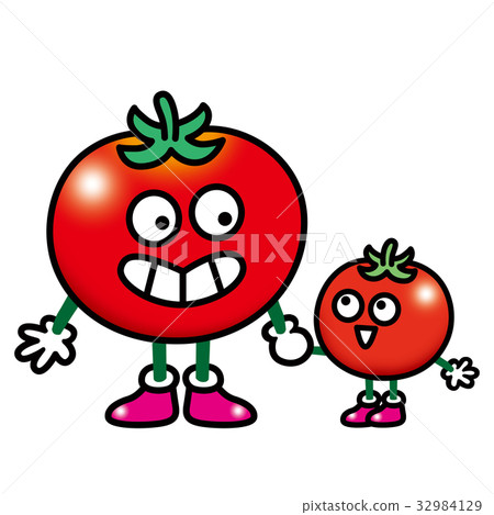 Good friend tomato - Stock Illustration [32984129] - PIXTA