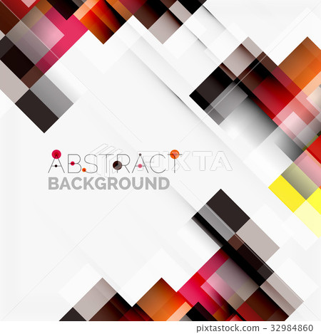 Abstract blocks template design background, simple - Stock Illustration ...