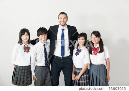 Foreign teachers and students - Stock Photo [33003013] - PIXTA