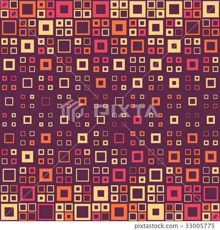 Seamless Square Pattern - Stock Illustration [33005775] - PIXTA