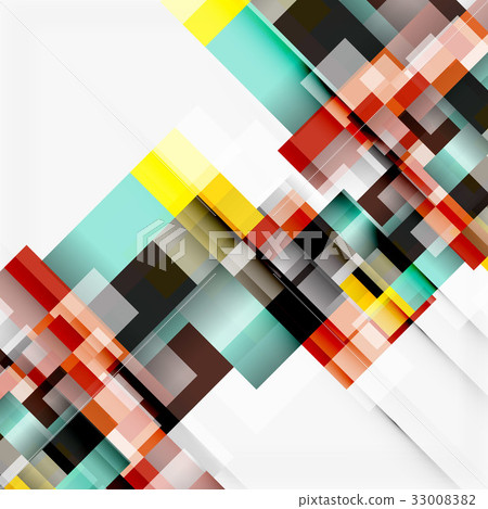 Abstract blocks template design background, simple - Stock Illustration ...