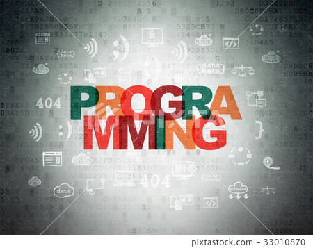 Software concept: Programming on Digital Data - Stock Illustration [33010870] - PIXTA