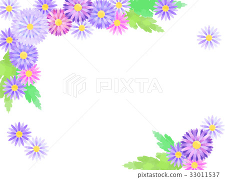 Aster Frame 04 - Stock Illustration [33011537] - PIXTA
