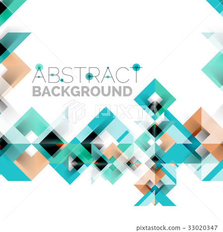 Modern square geometric pattern design on white - Stock Illustration ...