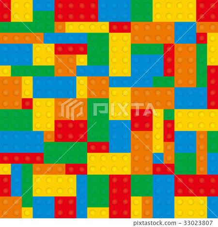 Block toy pattern - Stock Illustration [33023807] - PIXTA