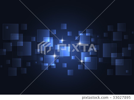 Abstract technology of squares concept - Stock Illustration [33027895 ...