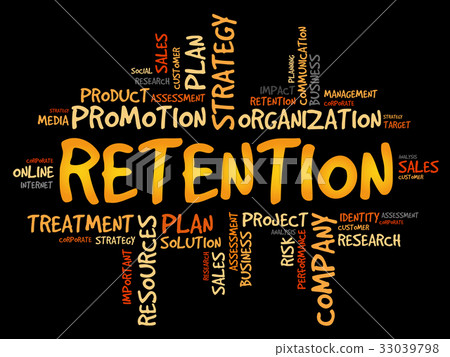 RETENTION word cloud collage - Stock Illustration [33039798] - PIXTA