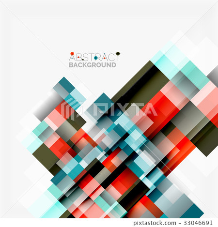 Abstract blocks template design background, simple - Stock Illustration ...