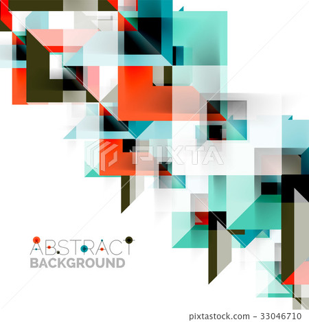 Modern square geometric pattern design on white - Stock Illustration ...