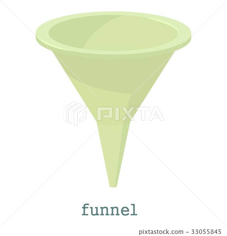 Funnel icon, cartoon style - Stock Illustration [33055845] - PIXTA
