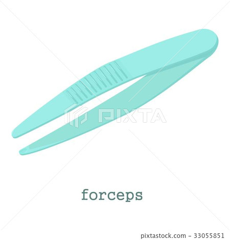 Surgical forceps icon, cartoon style - Stock Illustration [33055851 ...