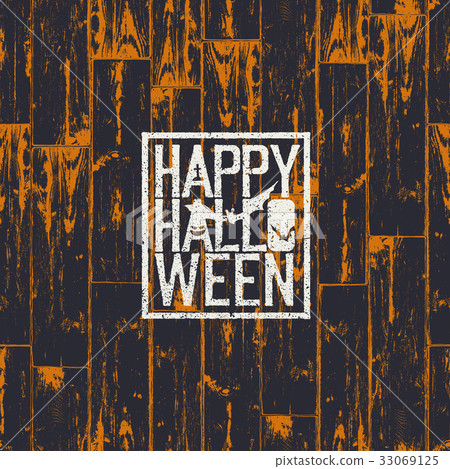 Happy Halloween holiday card. 31 of October - Stock Illustration ...