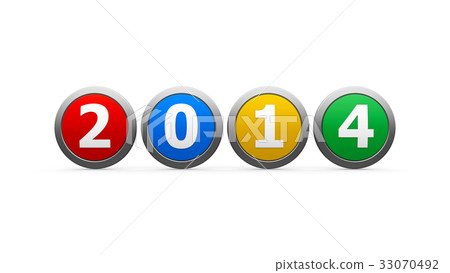 Icons 2014 - Stock Illustration [33070492] - PIXTA