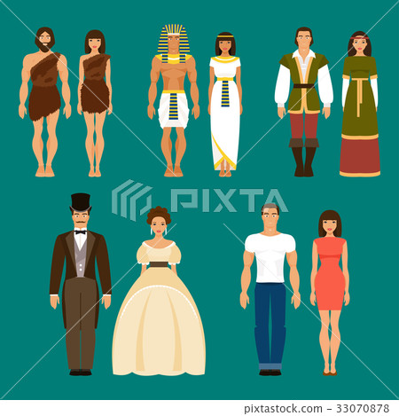 The history of human development - Stock Illustration [33070878] - PIXTA