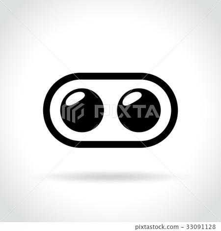 dual camera icon on white background - Stock Illustration [33091128 ...
