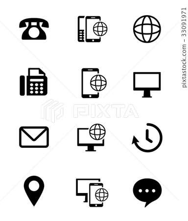 Address icon list - Stock Illustration [33091971] - PIXTA