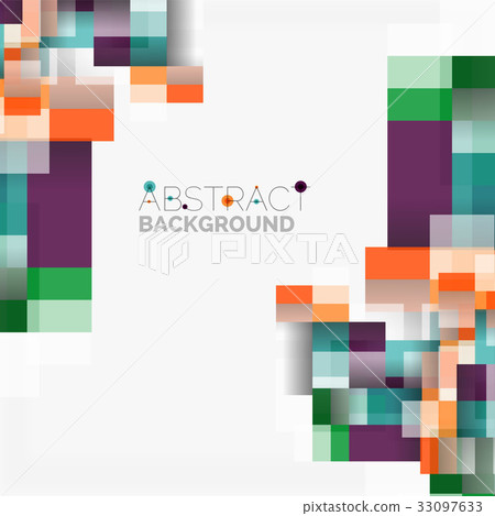 Abstract blocks template design background, simple - Stock Illustration ...