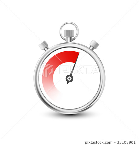 Stopwatch to measure time intervals - Stock Illustration [33105901] - PIXTA