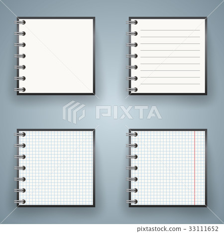 Notepad, notebok icon. Abstract infographic. - Stock Illustration ...