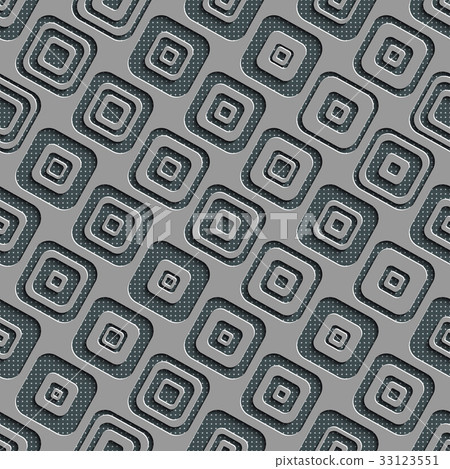 Seamless Square Pattern - Stock Illustration [33123551] - PIXTA