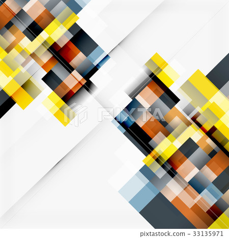 Abstract blocks template design background, simple - Stock Illustration ...