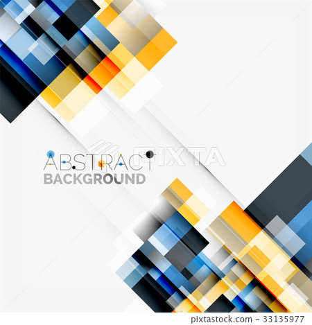 Abstract blocks template design background, simple - Stock Illustration ...