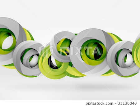 Modern 3d ring vector abstract background - Stock Illustration ...