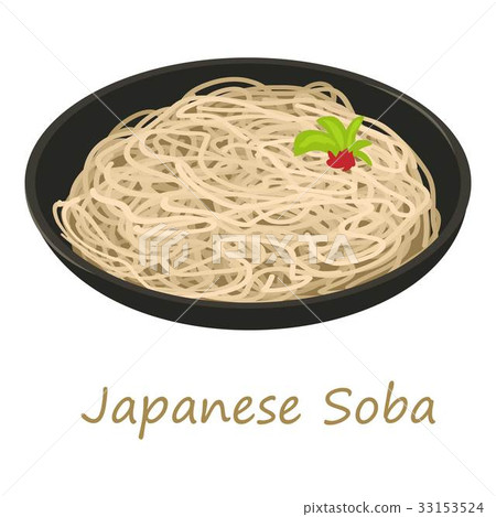 Japanese soba icon, cartoon style - Stock Illustration [33153524] - PIXTA