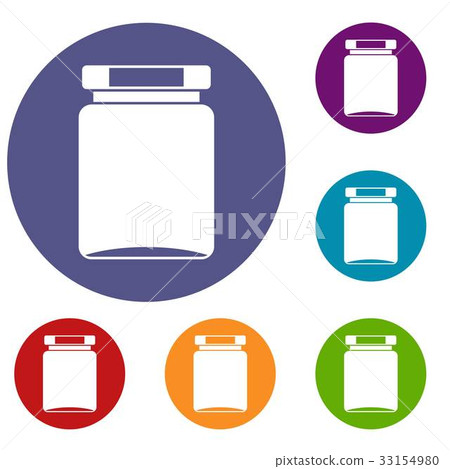 Jar icons set - Stock Illustration [33154980] - PIXTA