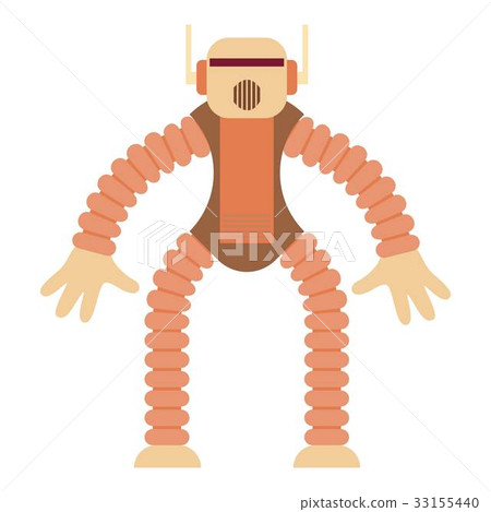 Robot monkey icon, cartoon style - Stock Illustration [33155440] - PIXTA