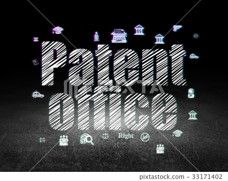 Law concept: Patent Office in grunge dark room-插圖素材 [33171402] - PIXTA圖庫