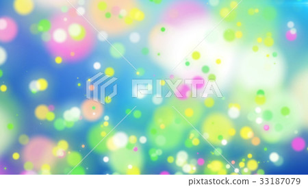 Particles and dots of different colors - Stock Illustration [33187079 ...