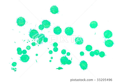 Abstract green ink splash - Stock Illustration [33205496] - PIXTA
